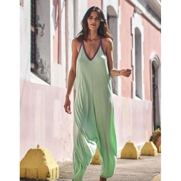 Pitusa | Pants & Jumpsuits | Pitusa Pima Inca Green Loose Fitting ...